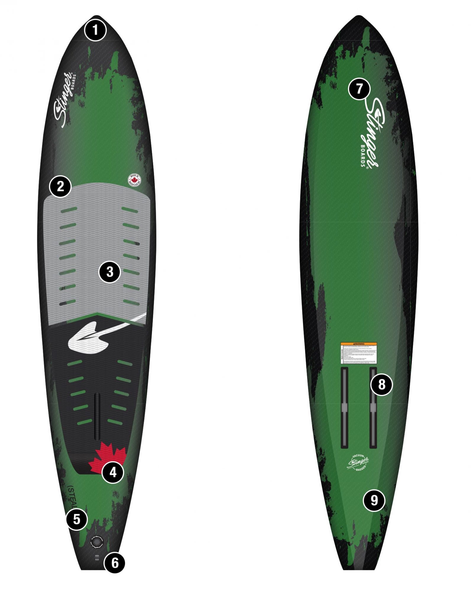Custom Downwind / Light Wind Foil Boards | Stinger Foils, Boards & Wings